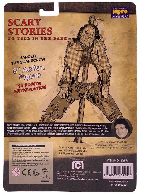 Harold the Scarecrow – Scary Stories | Mego Toys